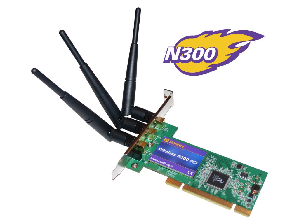 Sandberg Wireless N300 PCI (130-82) - Sandberg A/S