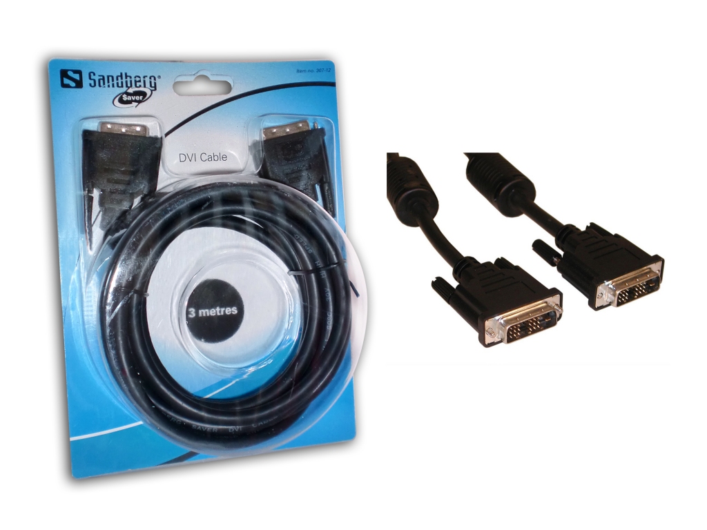 Sandberg DVI-DVI 3m SAVER (307-12) - Sandberg A/S