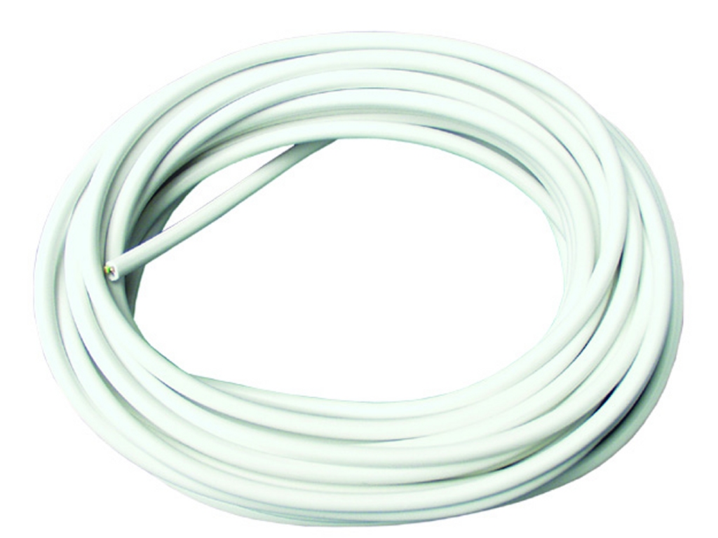 Sandberg 230V cable 5m, round, white (507-83) - Sandberg A/S