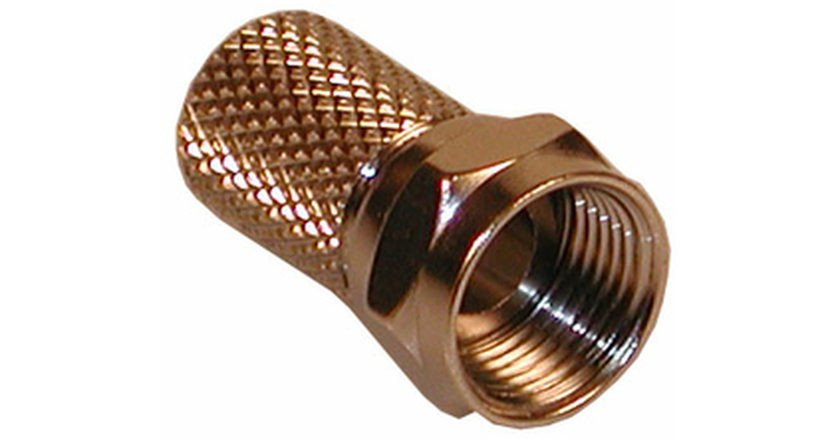 Sandberg F-plug, twist on (for 6.0 mm) (504-70) - Sandberg A/S