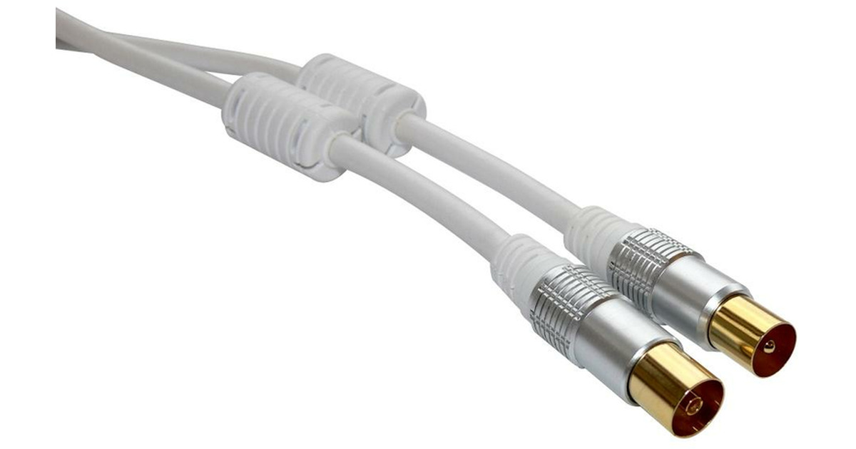Sandberg Aerial cable LuxLine 5m WHITE (508-17) - Sandberg A/S